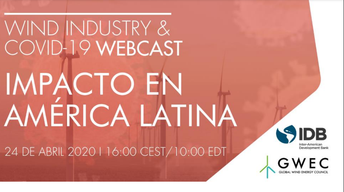 Wind Industry & COVID-19 WEBCAST – Impacto en Latinoamerica – AMDEE